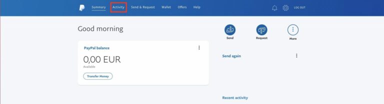 How to get the bank statements from Paypal | Companio